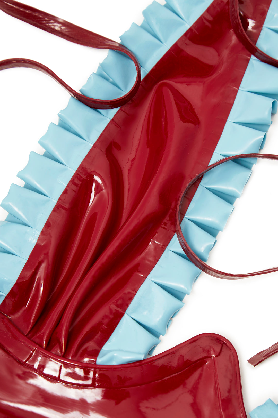 Salma Latex Underwire Bra Burgundy | POSTER GIRL