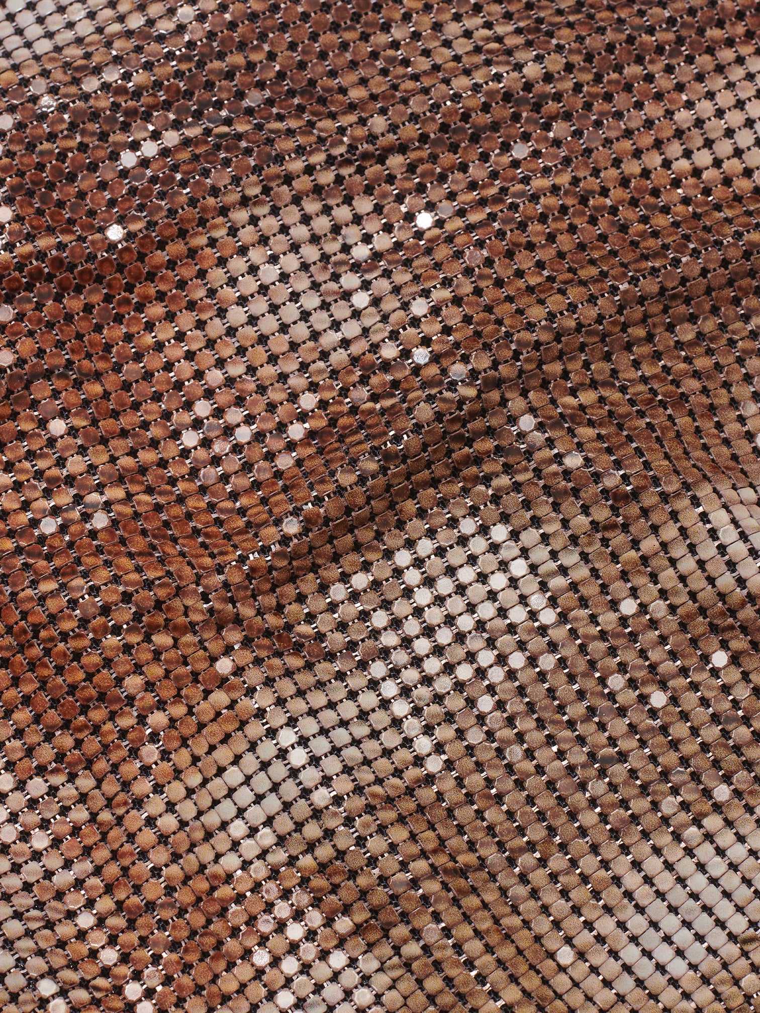 Mia Matte Chainmail Micro Mini Skirt In Bambi | POSTER GIRL
