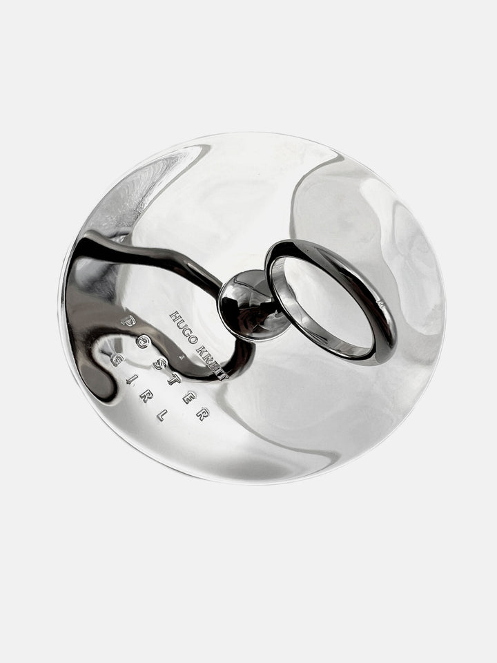 Nuclear Oversized Statement Ring Silver | Hugo Kreit x POSTER GIRL