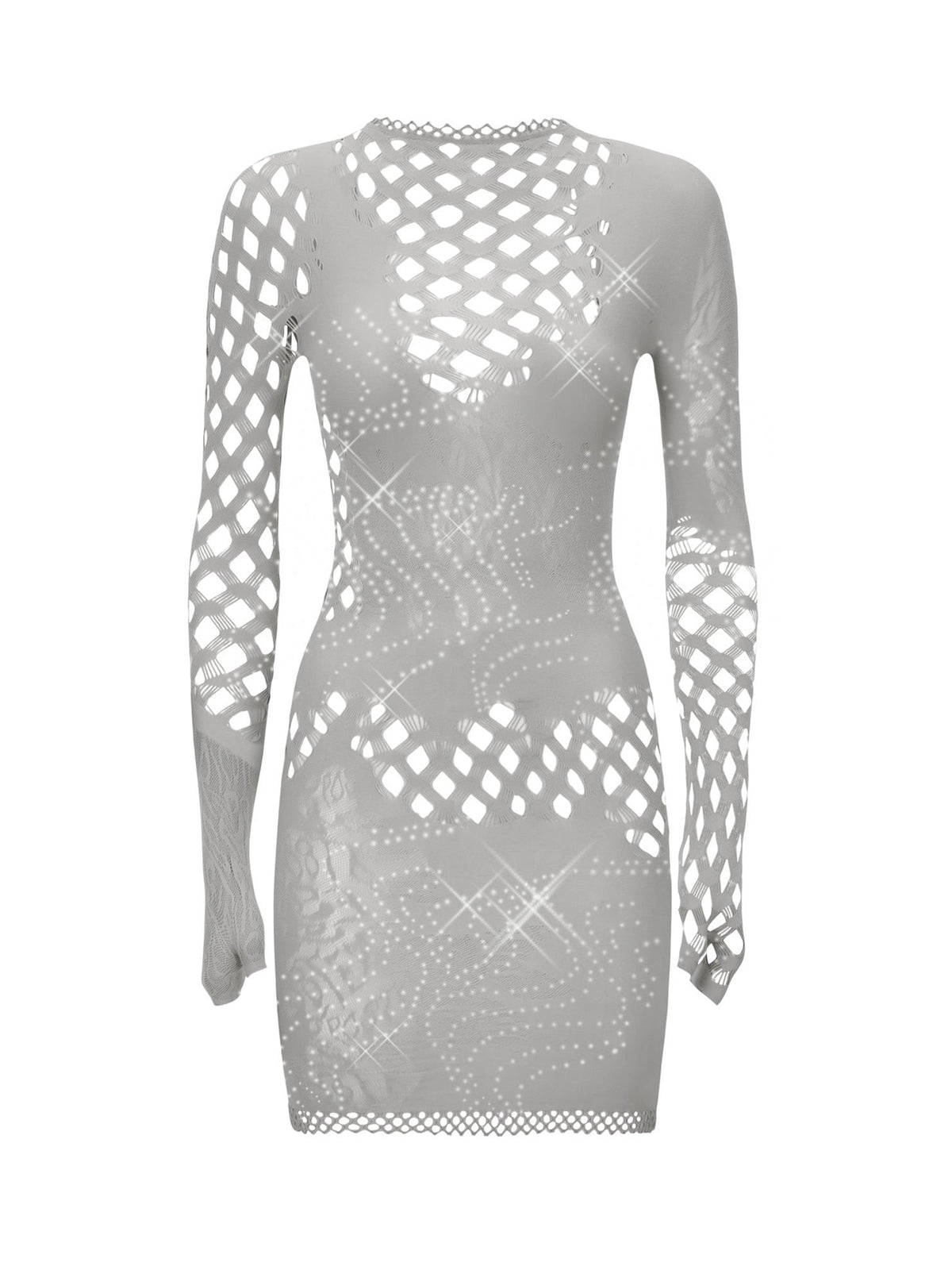 Raquel Dress Smoke Grey Poster Girl